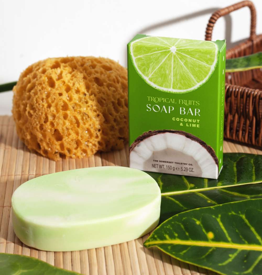 Tropical Fruits Coconut and Lime Soap Bar