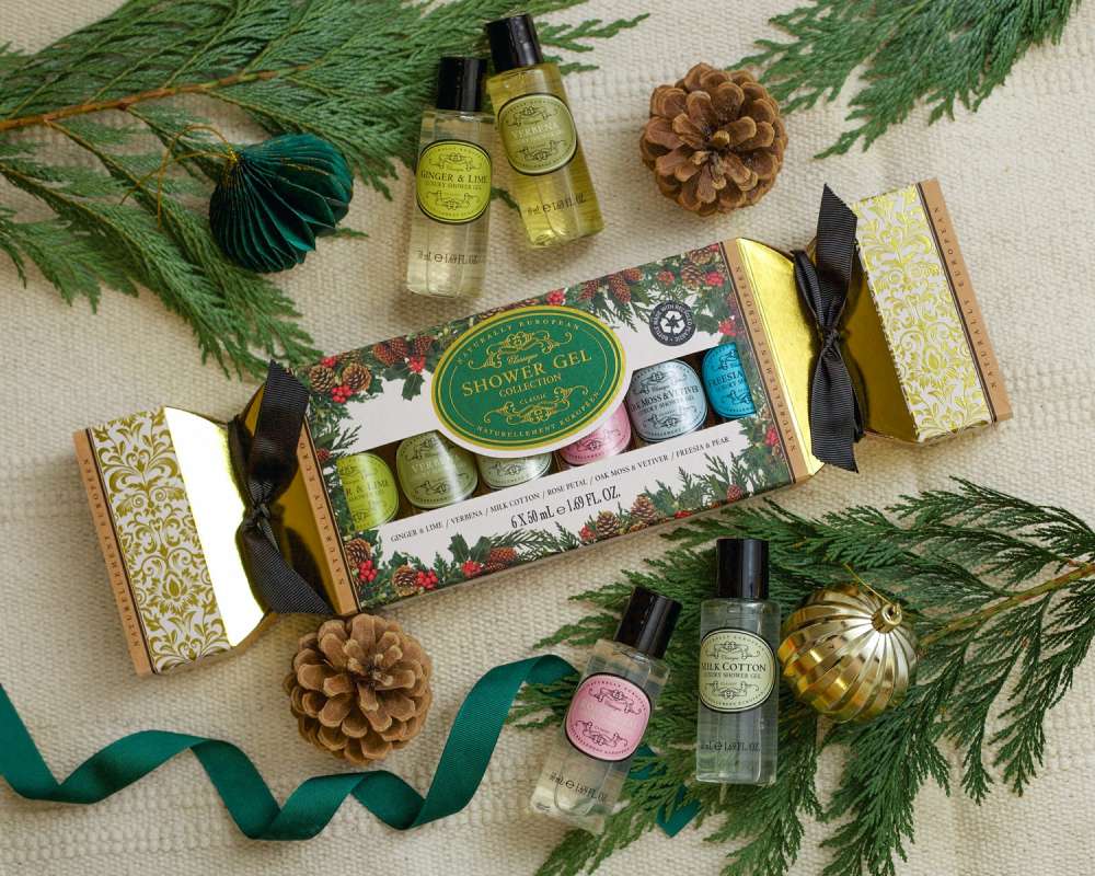 Naturally European Festive Mini Shower Gel Collection